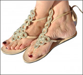 sandales cuir Rihanna à lanières fines 2013 Regsummers - Regsummers